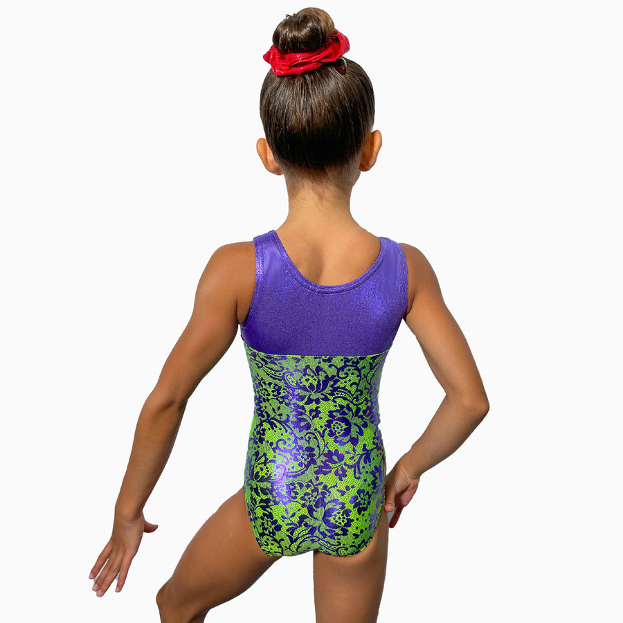 Green Floral | Lizatard